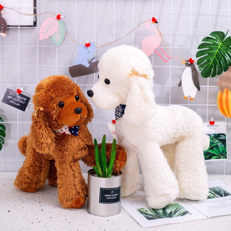 Poodle Stuffed Animal | Cute Plush Poodle Dog Soft Toy