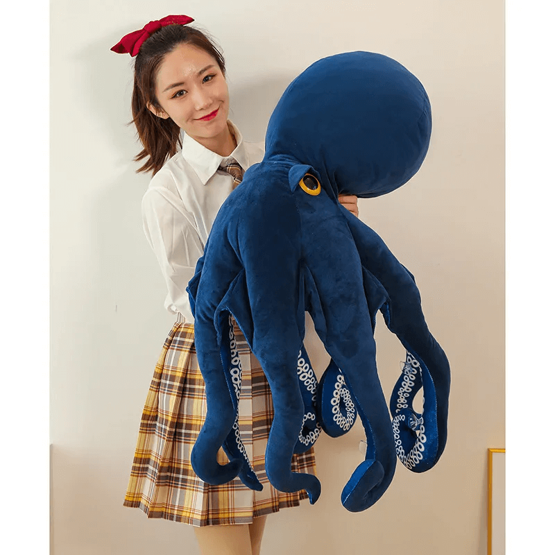 Blue Octopus Plush – Ultra-Soft, Realistic & Perfect for Cuddles